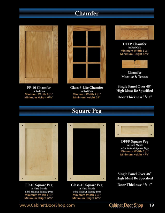 Cabinet Door Shop | NEW! 2008 Catalog